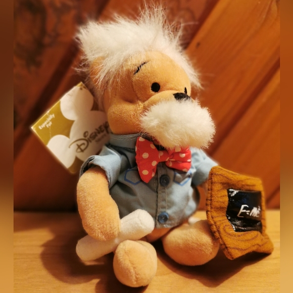 Disney | Toys | Disneys Enstein Professor Pooh Plush | Poshmark